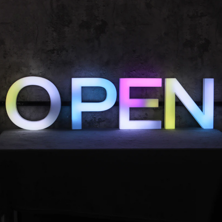 Full Color Style LED Track Channel Letters Sign with Easy and Quick In